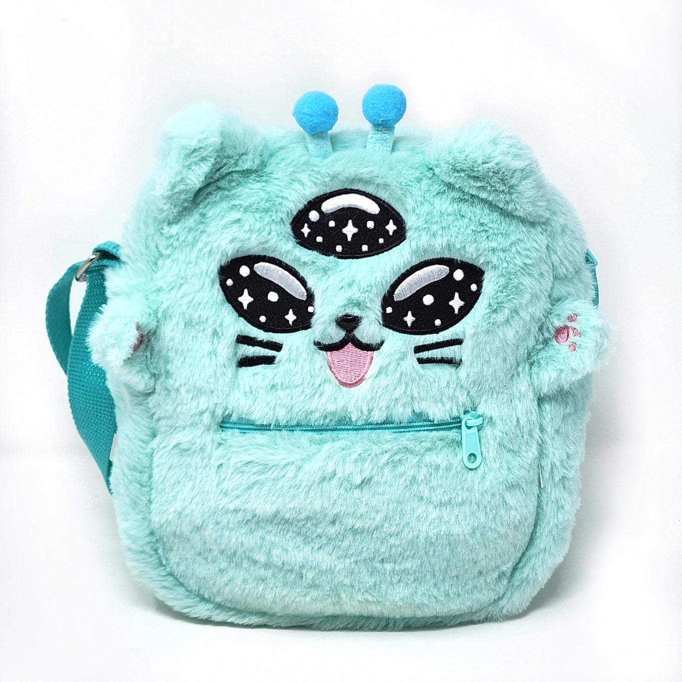 Alien Kitty Plush Crossbody Bag – NattyCat