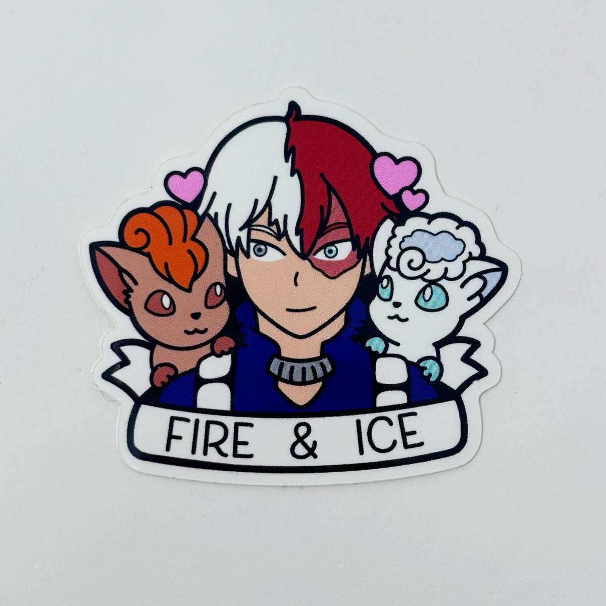 Fire & Ice Mini Sticker – NattyCat