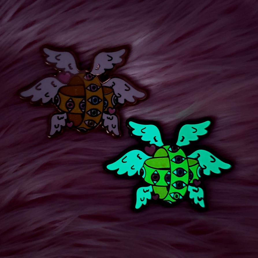 MISPRINT Kawaii Ophanim Angel Enamel Pin – NattyCat