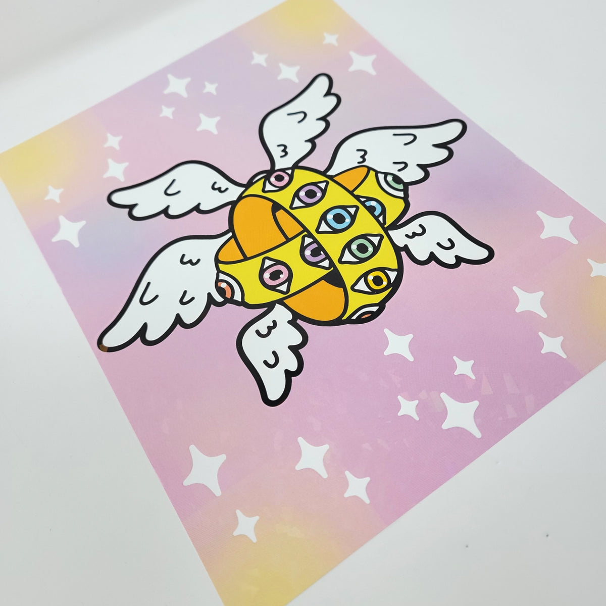 Kawaii Ophanim & Seraph Print Set – NattyCat