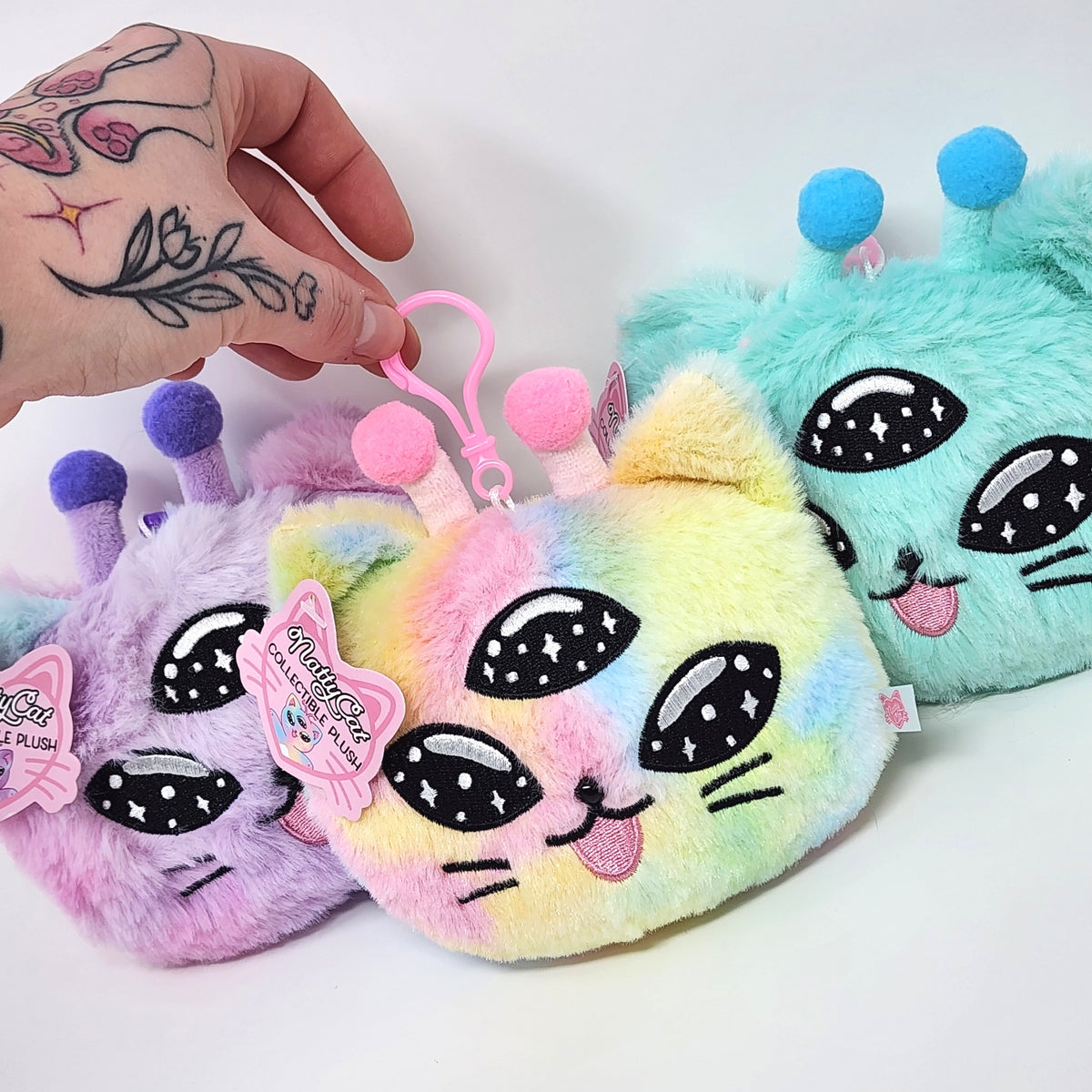 Alien Kitty Plush Keychain – NattyCat