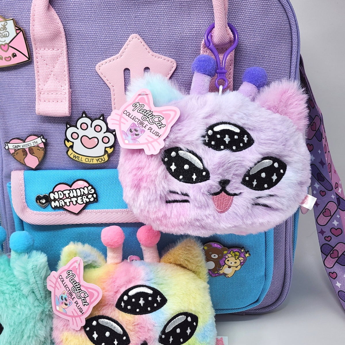Alien Kitty Plush Keychain – NattyCat