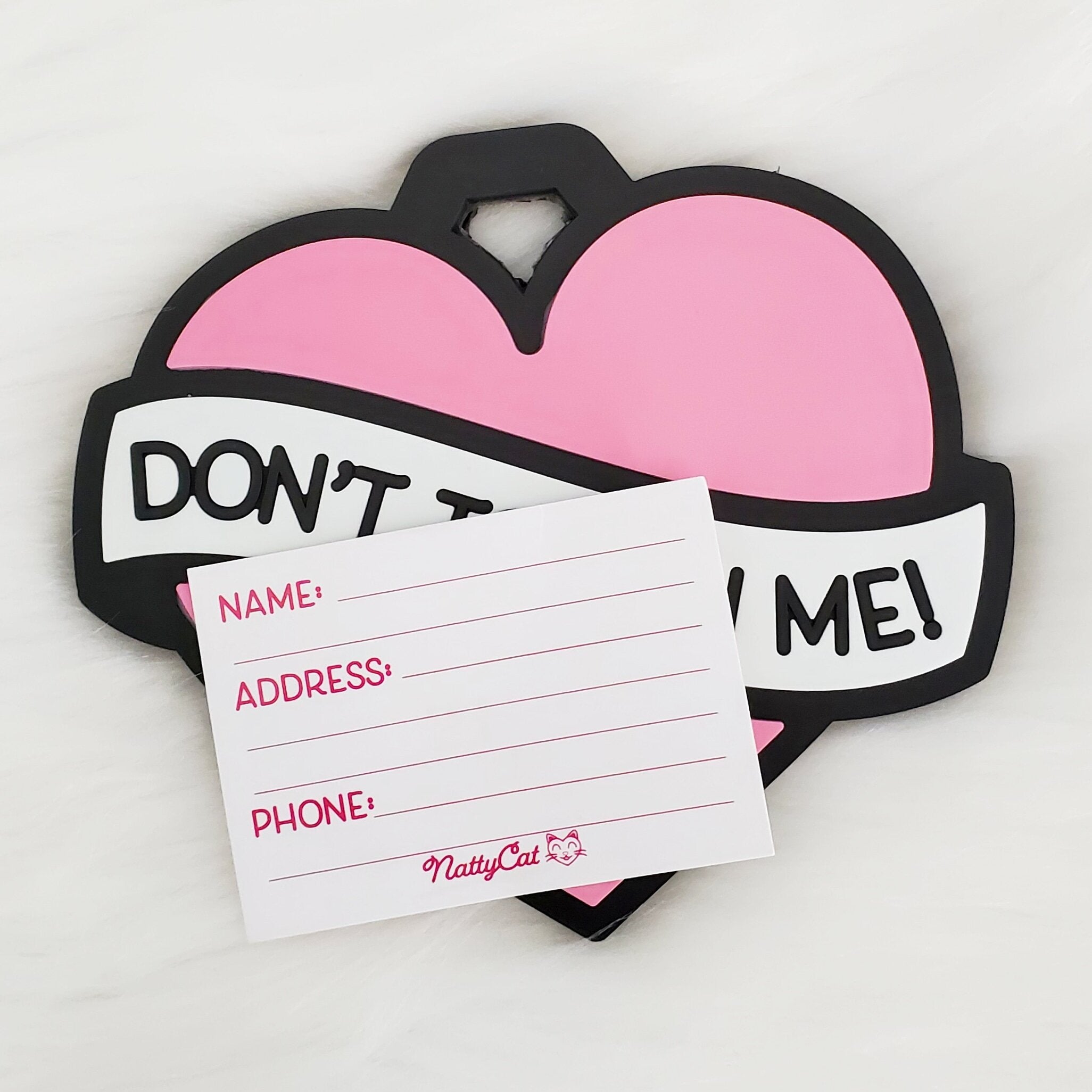 Don't Touch! Luggage Tag – NattyCat