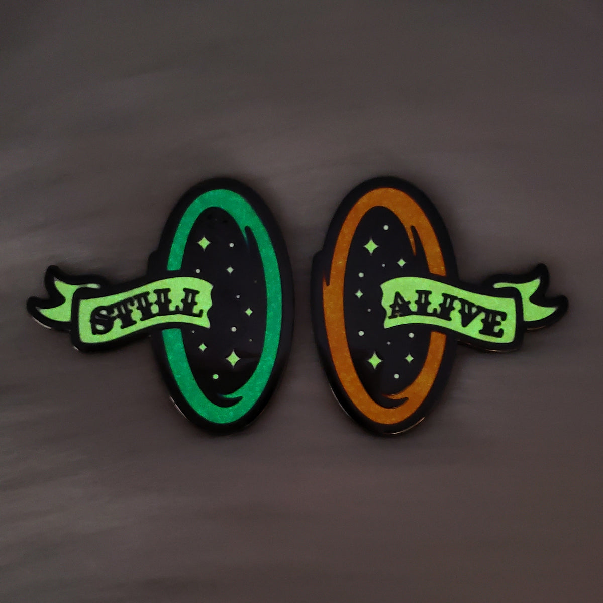 Still Alive Enamel Pin Set – NattyCat